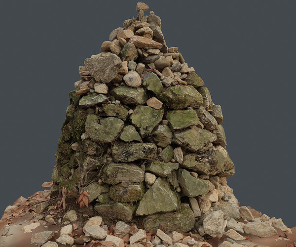 ArtStation - Photoscan_Rock_0003_only HighPoly Mesh (16K Texture ...
