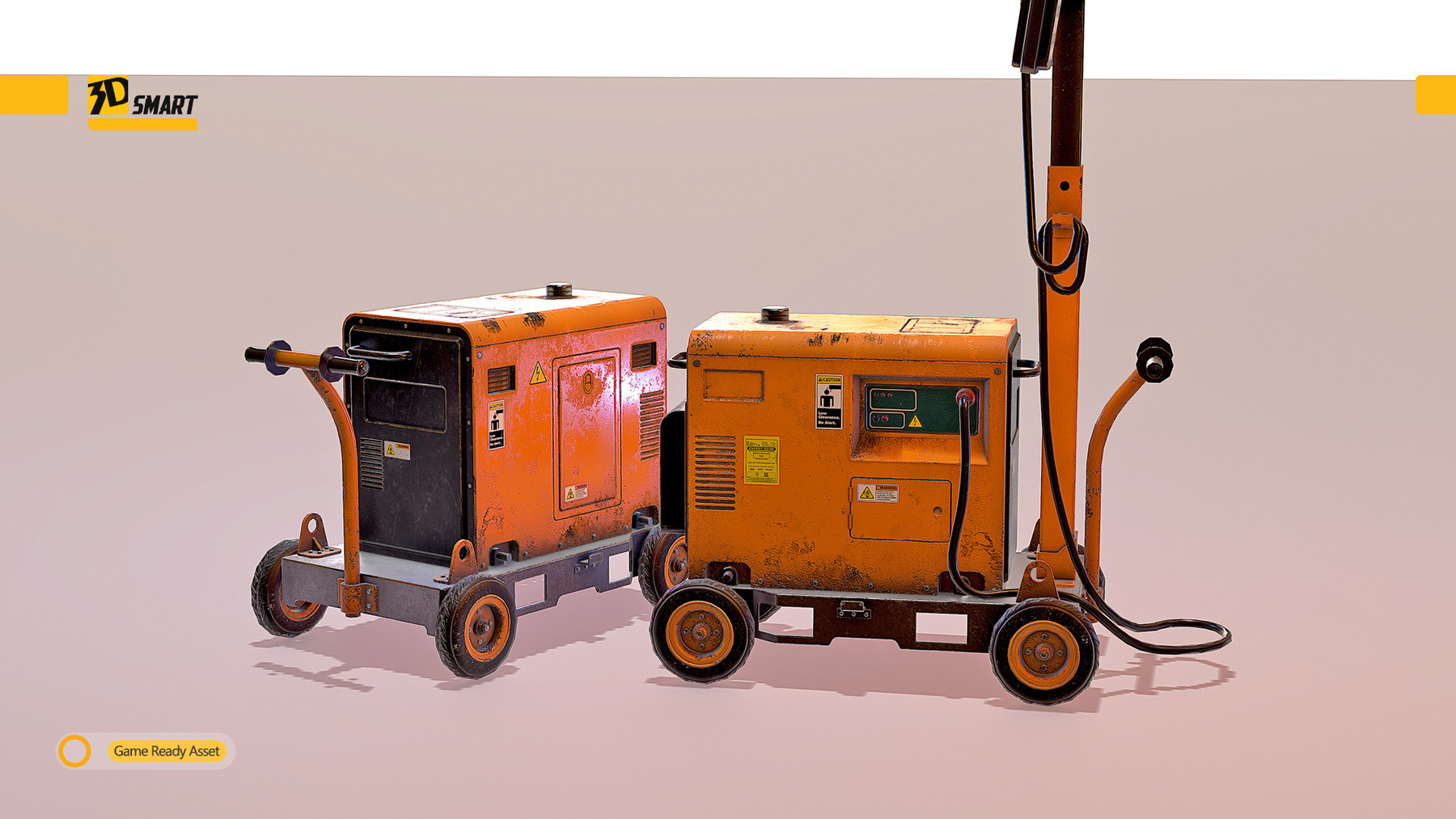 ArtStation - LowPoly Power Generator | Game Assets