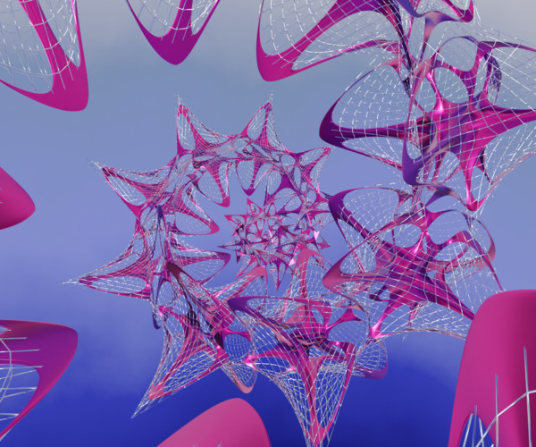 ArtStation - Mechanical Netting in a Purple Sky | Artworks