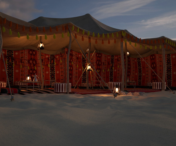 ArtStation - Bedouin tent | Resources