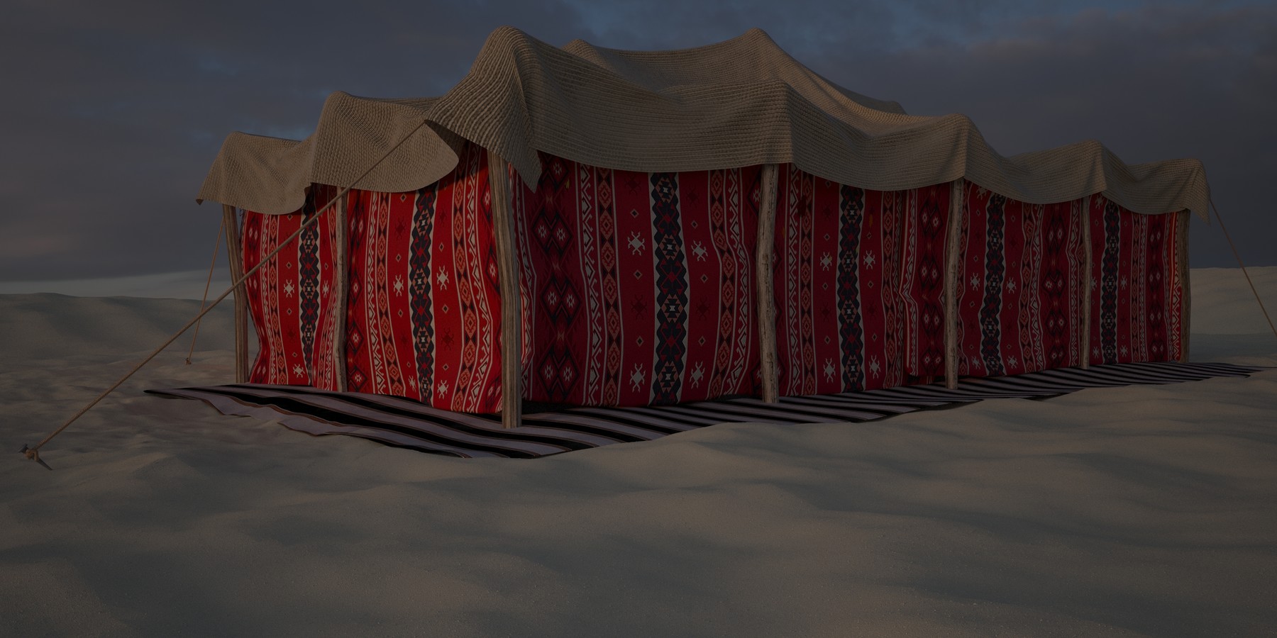 ArtStation - Bedouin tent | Resources