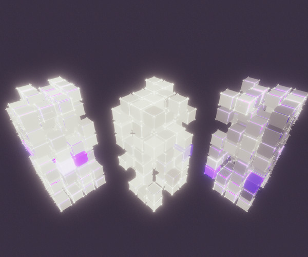 ArtStation - Cyber Effects - Voxels | Game Assets