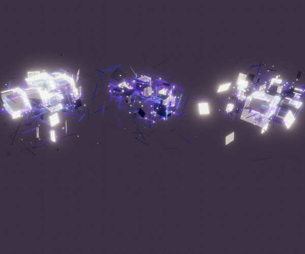ArtStation - Cyber Effects - Voxels | Game Assets