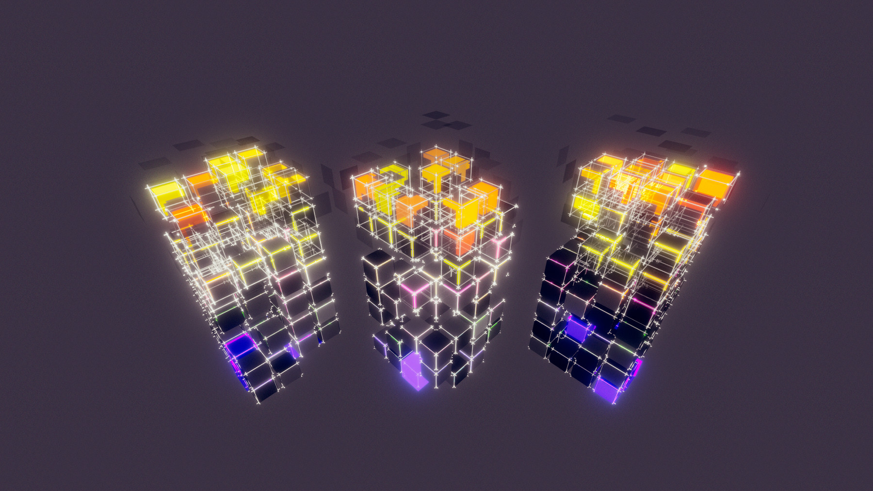 ArtStation - Cyber Effects - Voxels | Game Assets