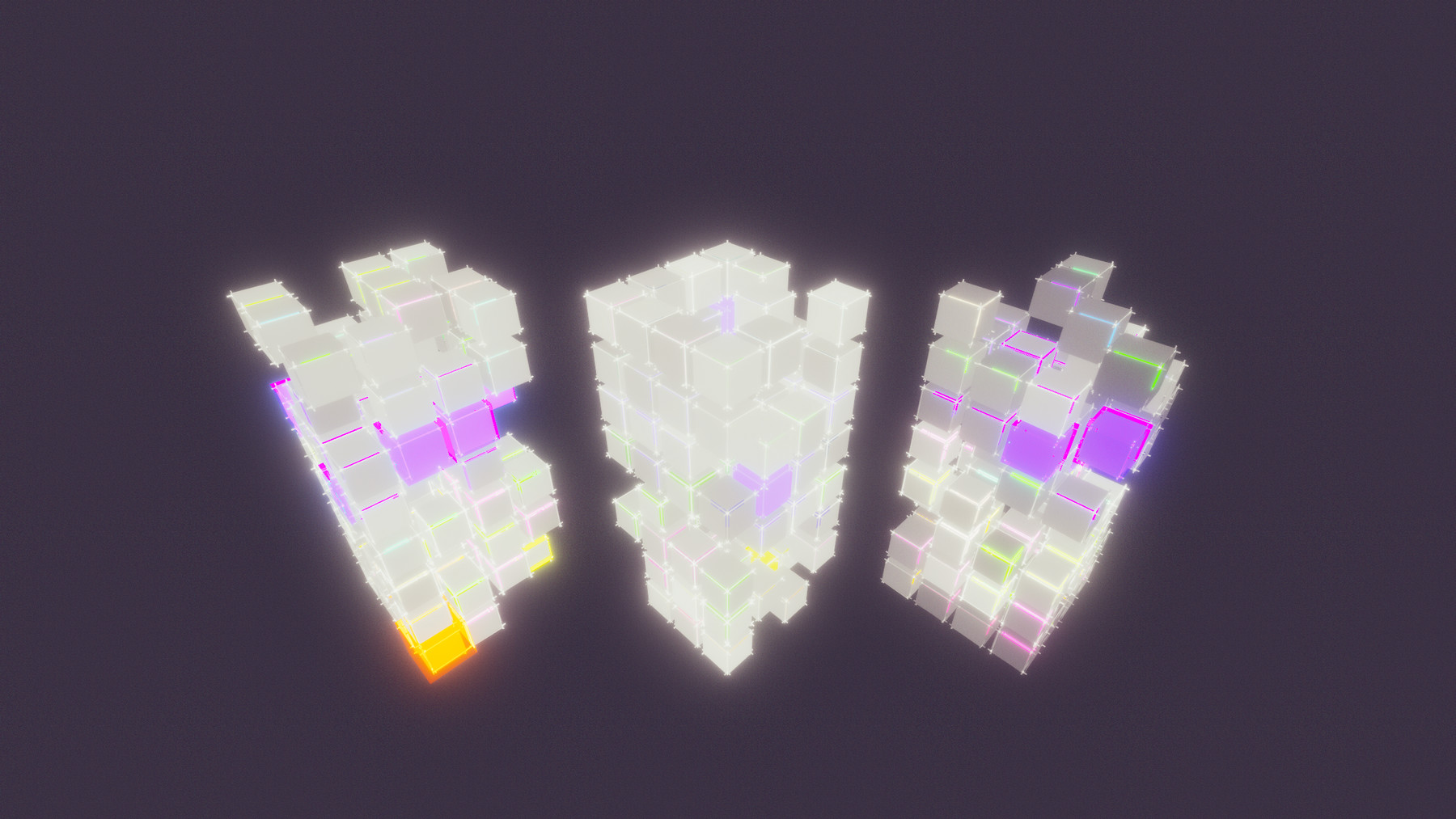 ArtStation - Cyber Effects - Voxels | Game Assets
