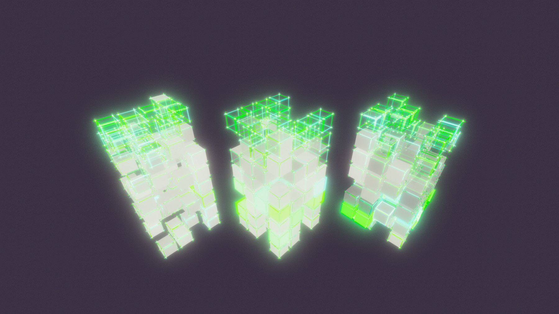 ArtStation - Cyber Effects - Voxels | Game Assets