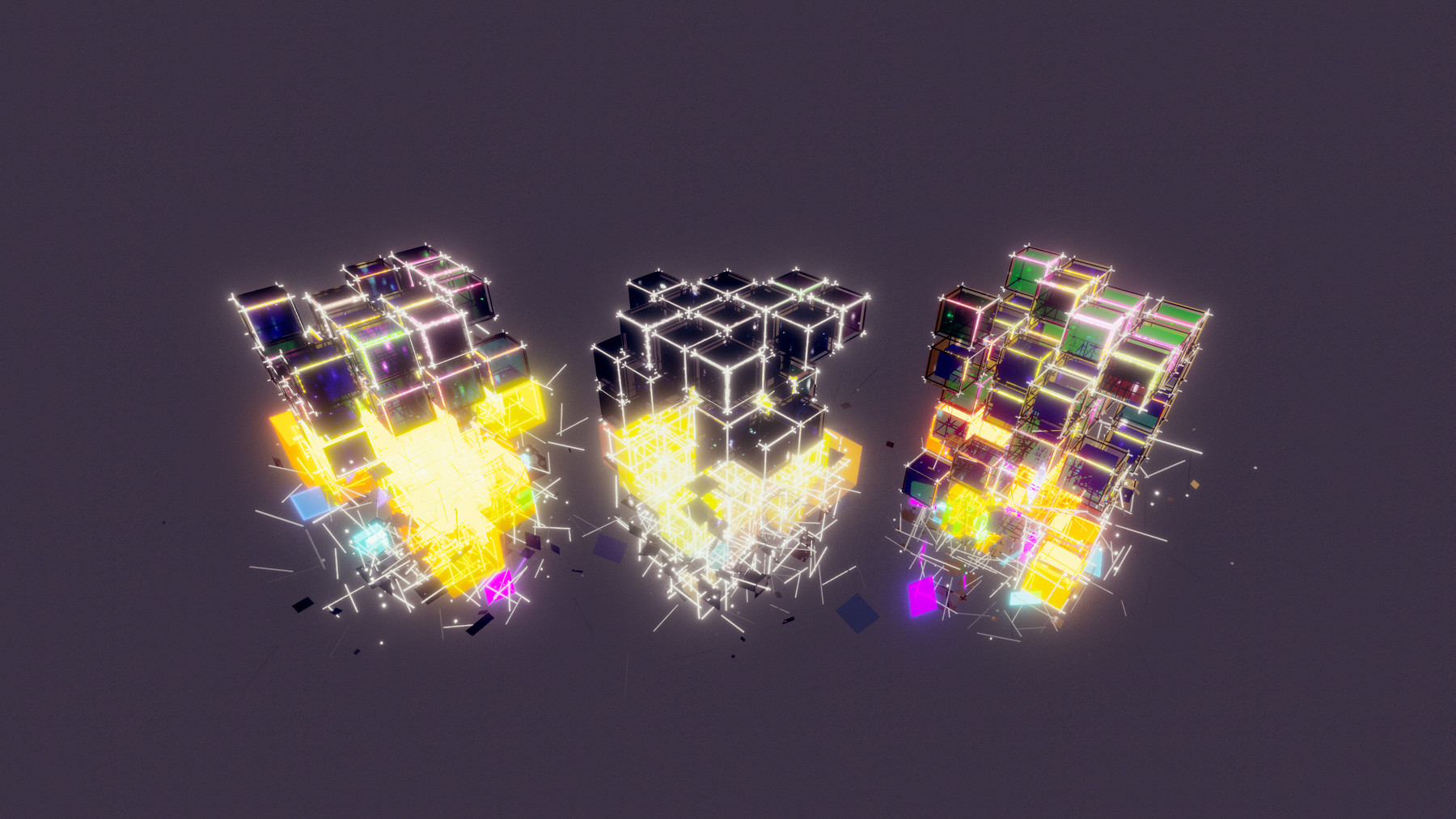 ArtStation - Cyber Effects - Voxels | Game Assets