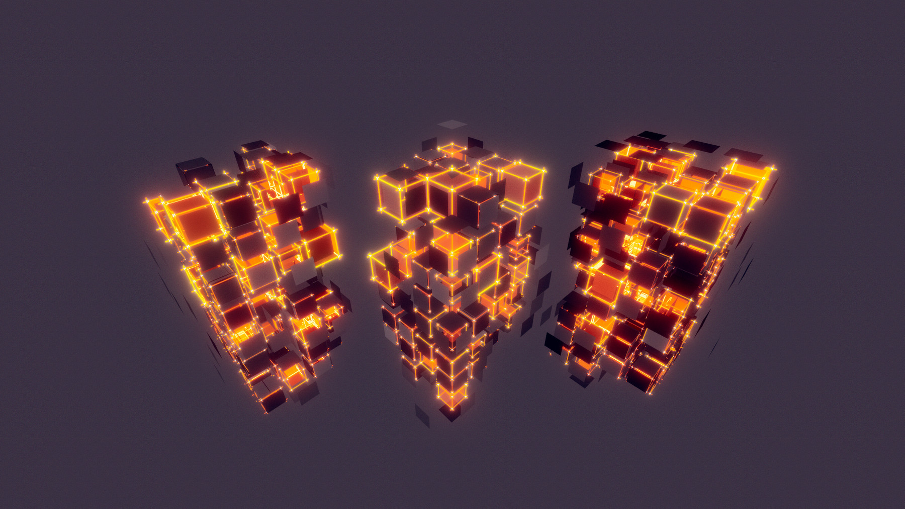 ArtStation - Cyber Effects - Voxels | Game Assets