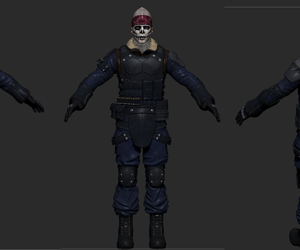 ArtStation - SWAT Game ready character including Zbrush file | Game Assets
