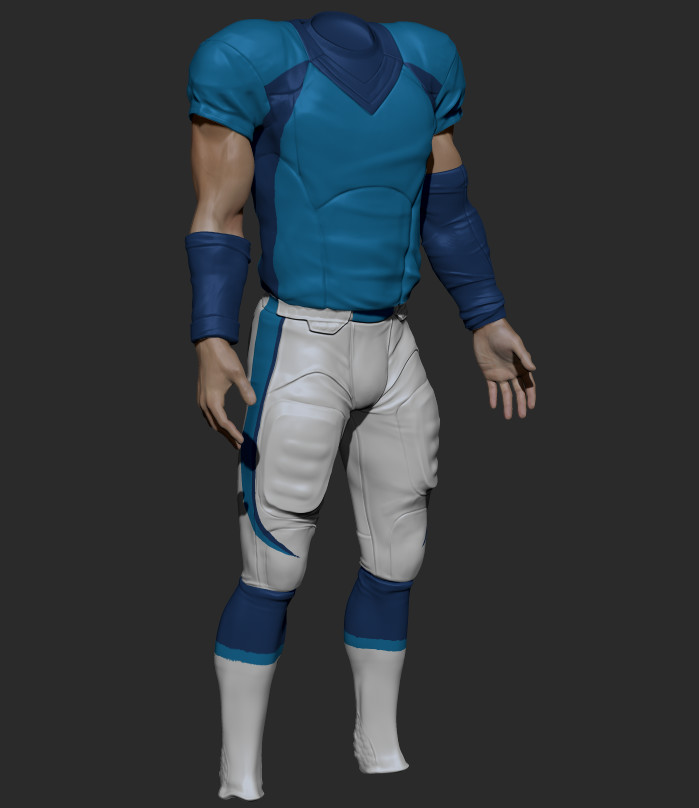 ArtStation - football NFL Uniform with UV, Textures, | Game Assets