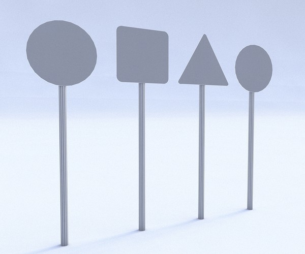 ArtStation - Traffic Signs | Game Assets