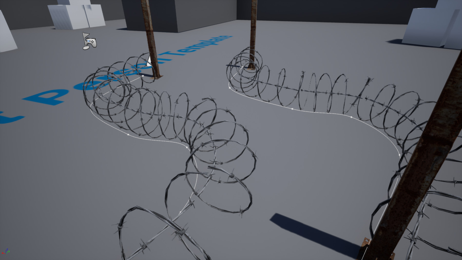 ArtStation - Barbed wire | Game Assets
