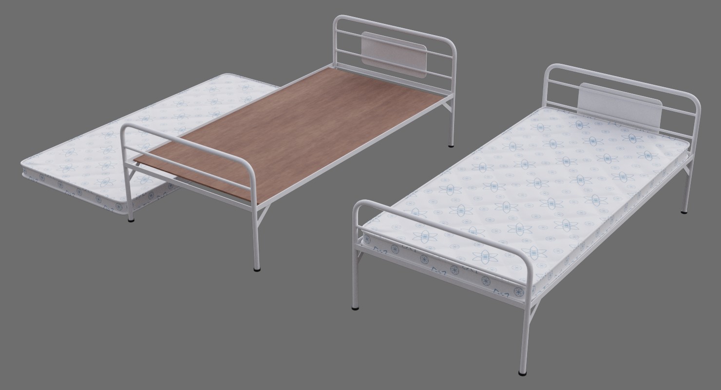 ArtStation - Bed 1A | Game Assets