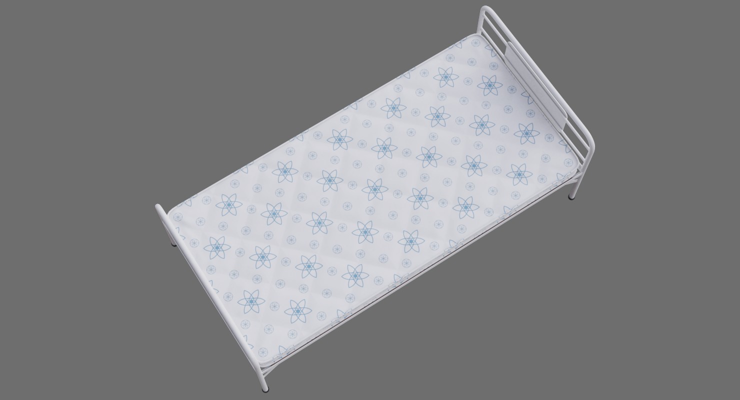 ArtStation - Bed 1A | Game Assets