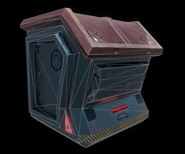 ArtStation - 6 Models Sci-fi Crate Pack (Container, Box) - Openable ...