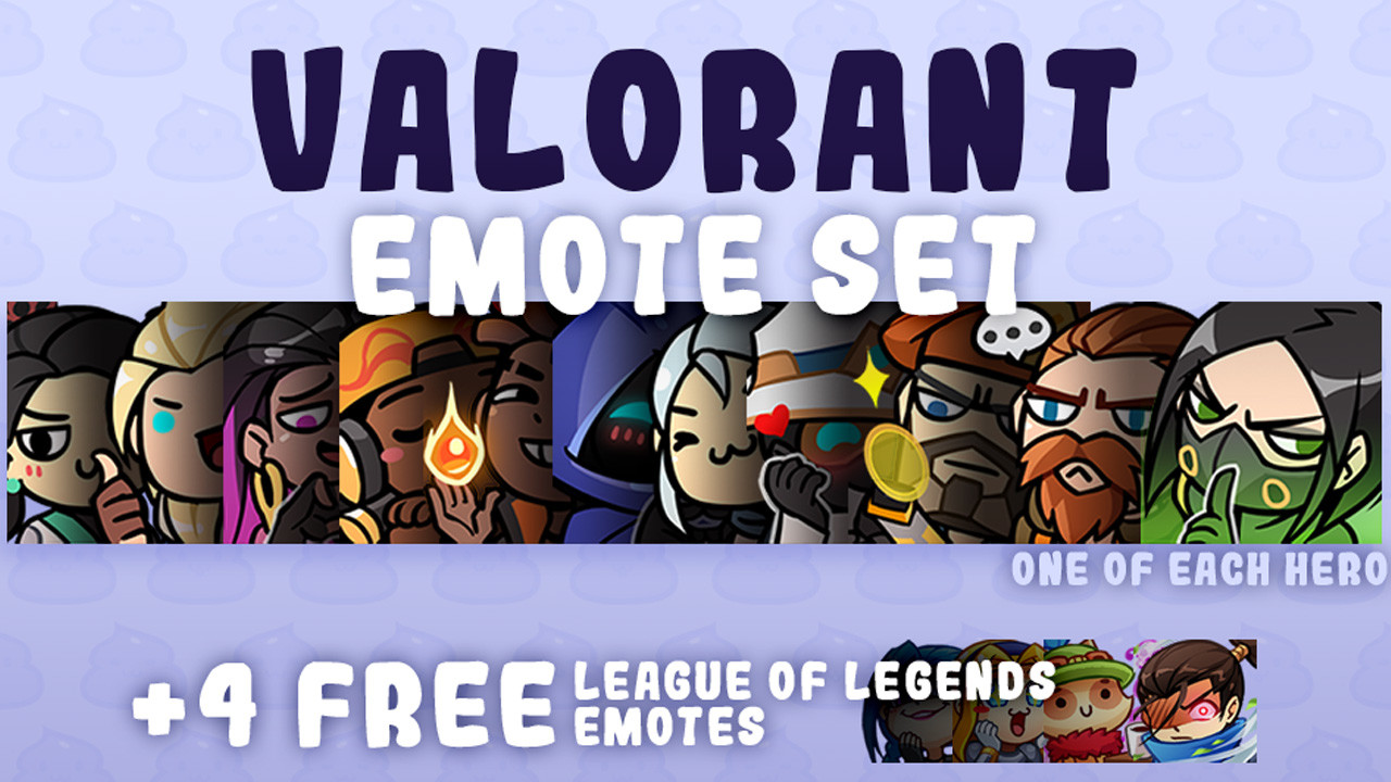 ArtStation - VALORANT Emote Set 1 | Artworks