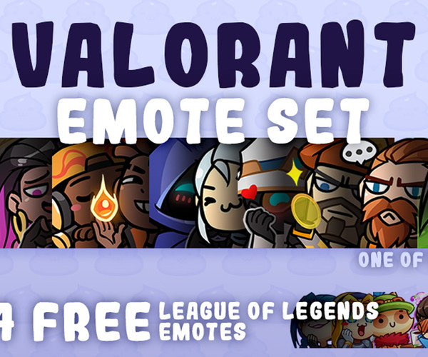 ArtStation - VALORANT Emote Set 1 | Artworks