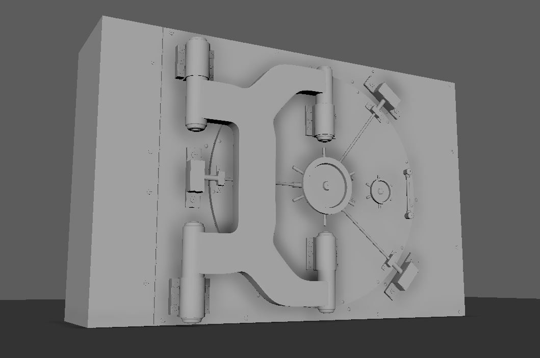 ArtStation - 3D Bank Vault Model | Resources