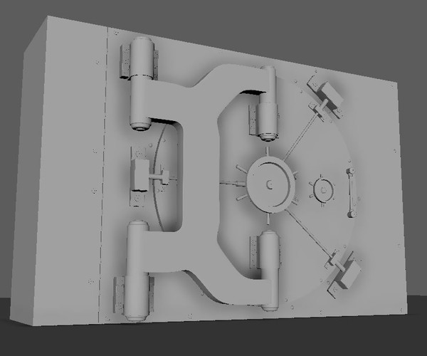 ArtStation - 3D Bank Vault Model | Resources