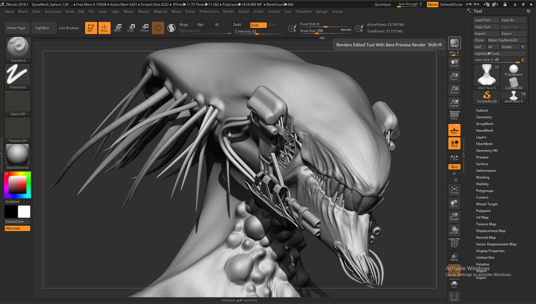 ArtStation - Creature covenant (3D model) | Resources