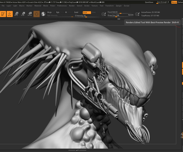 ArtStation - Creature covenant (3D model) | Resources