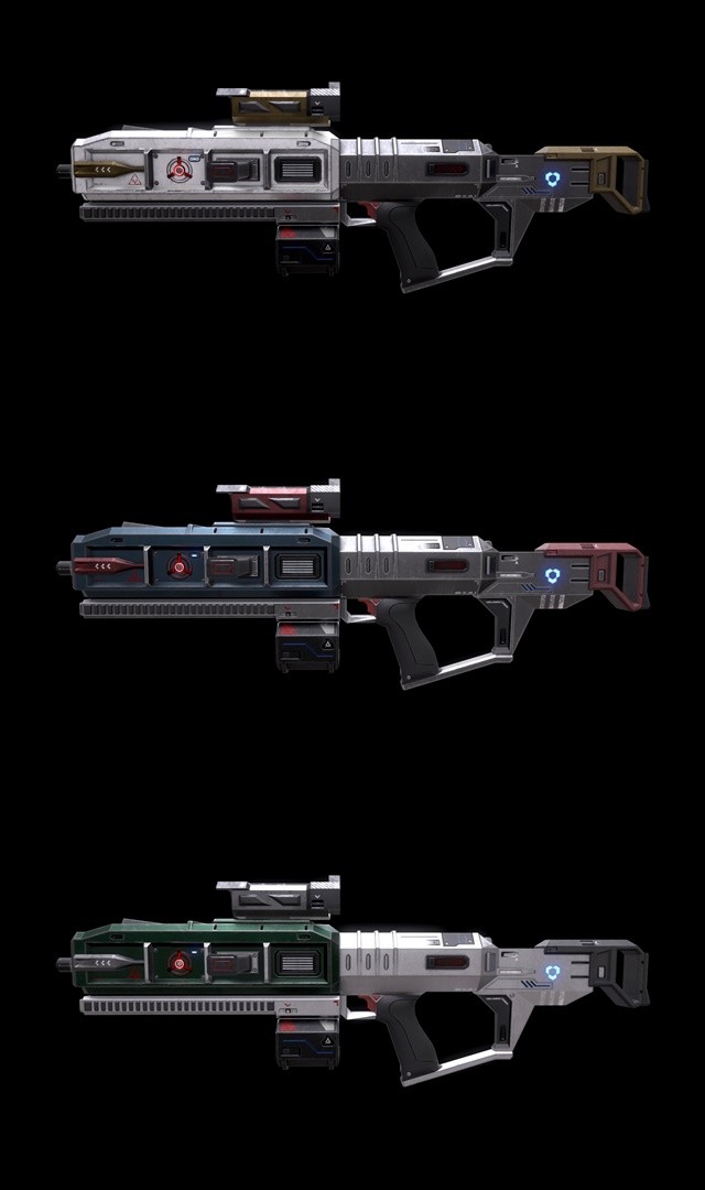 ArtStation - Sci-fi Heavy Machine Gun (Scope, Magazine, Bullets, Triger ...