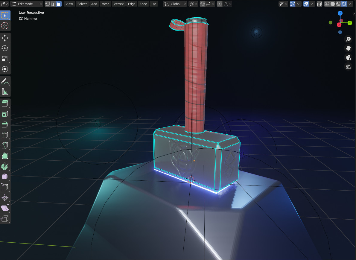 ArtStation - Stylized Hammer of Thor | Game Assets