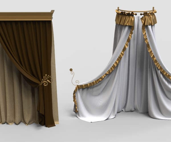 ArtStation - Curtains - part - 1 - 20 pieces | Resources