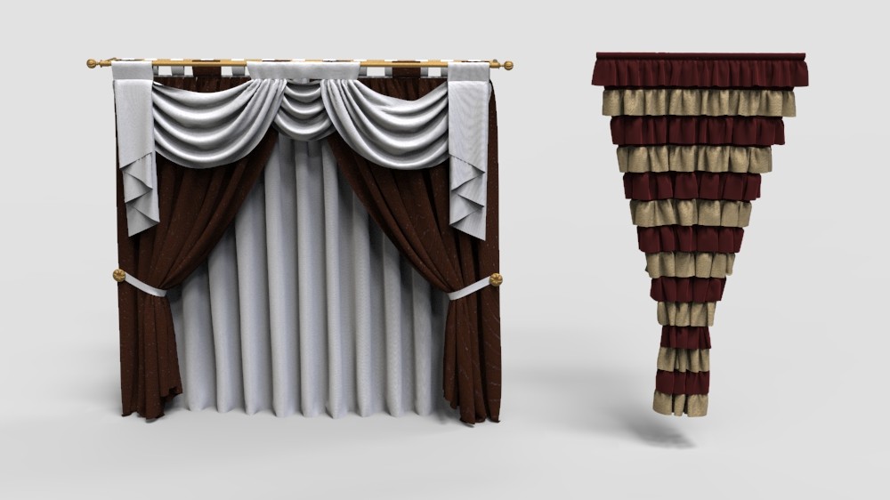 ArtStation - Curtains - part - 1 - 20 pieces | Resources
