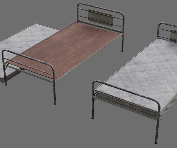 ArtStation - Bed 1B | Game Assets
