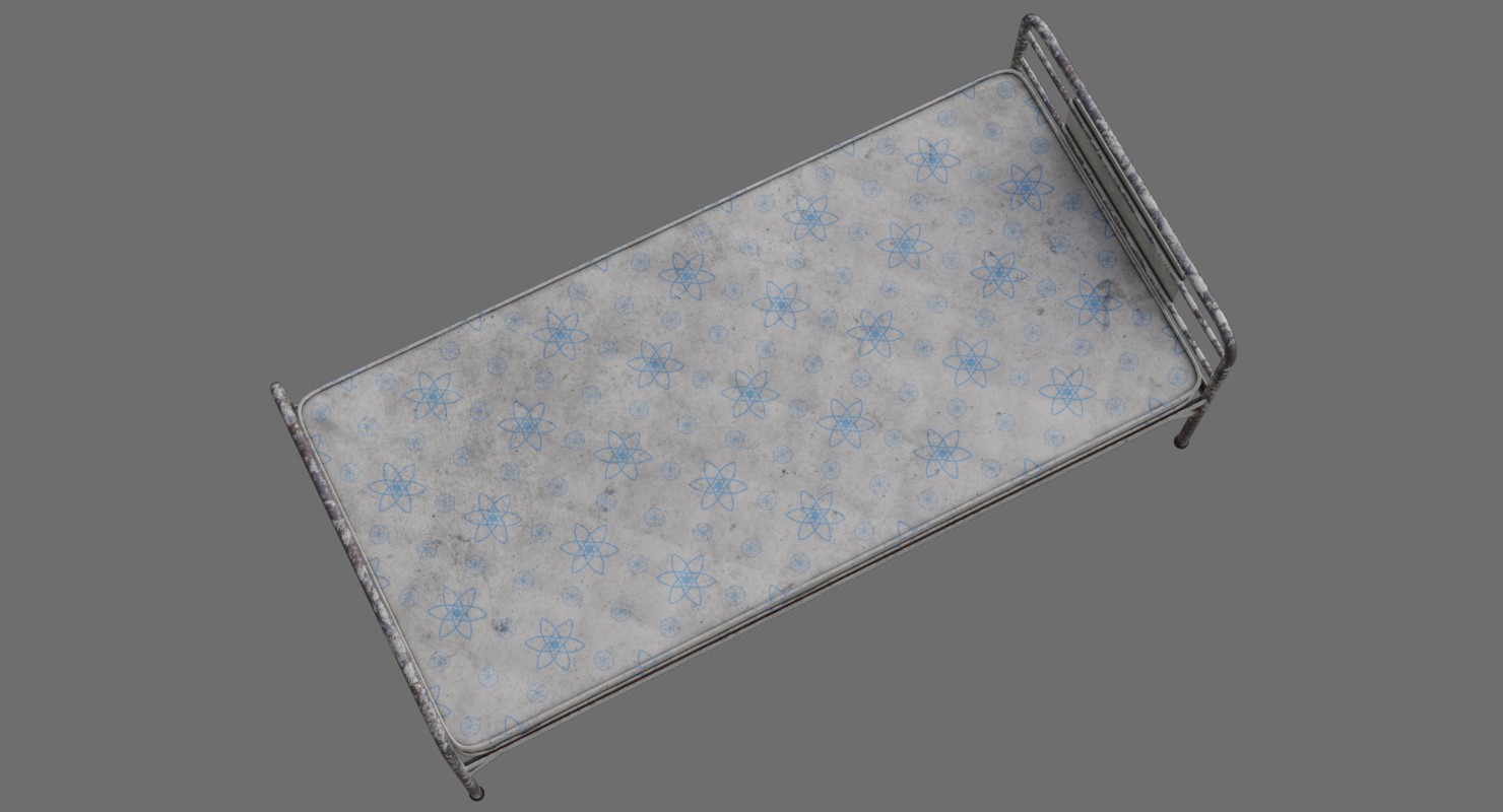 ArtStation - Bed 1B | Game Assets