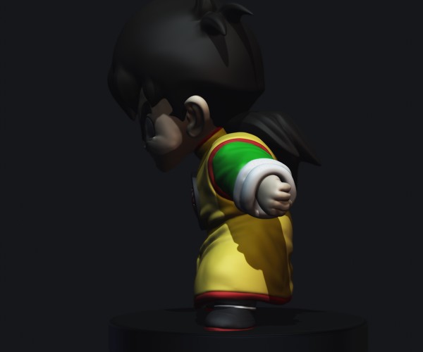 ArtStation - Gohan kid DBZ STL | Resources