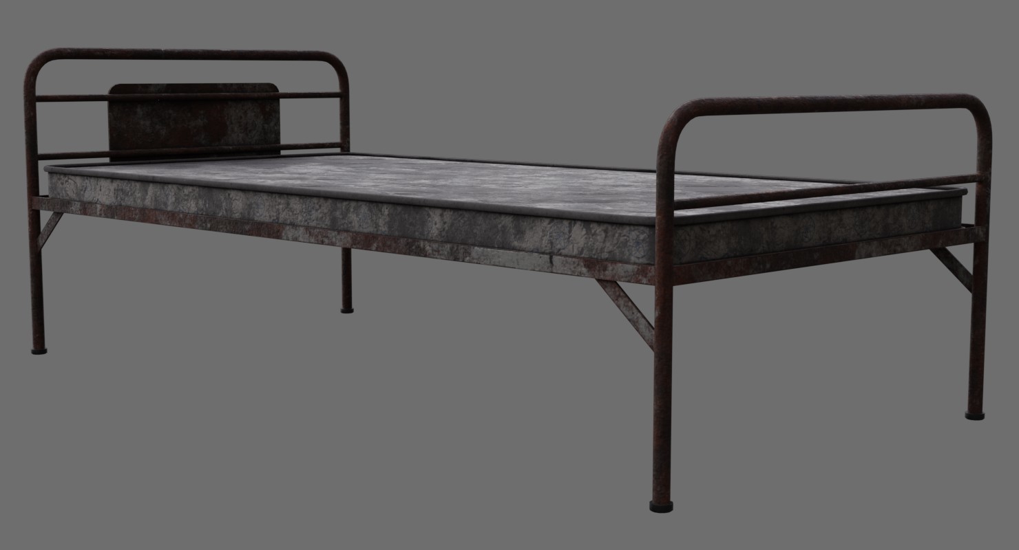 ArtStation - Bed 1C | Game Assets