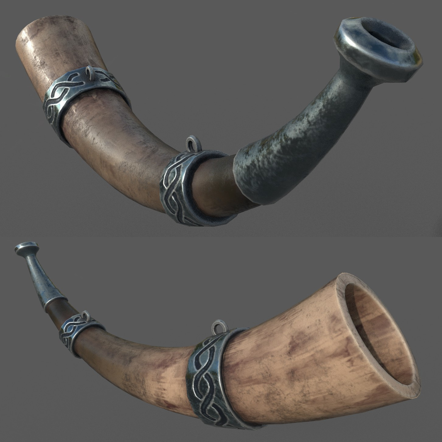 ArtStation - LowPoly Horn for FREE | Game Assets