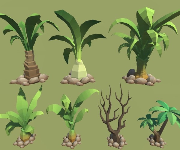 ArtStation - LowPoly Desert Pack | Game Assets
