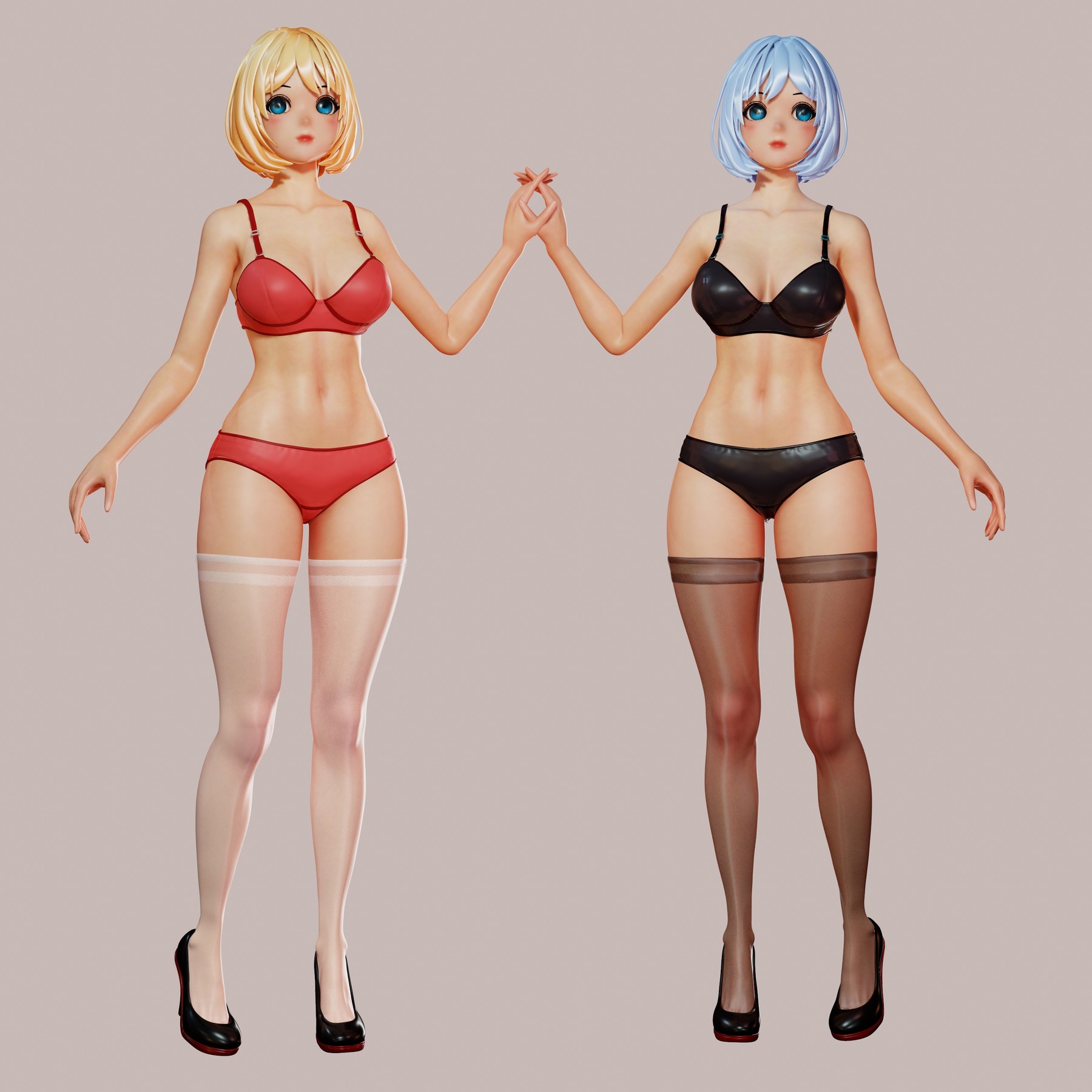 ArtStation - character 01(nude) | Game Assets