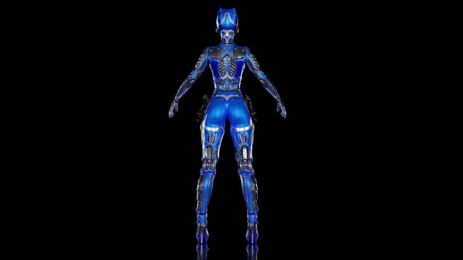 ArtStation - Low-poly model of the character Ghost Furry | Game Assets