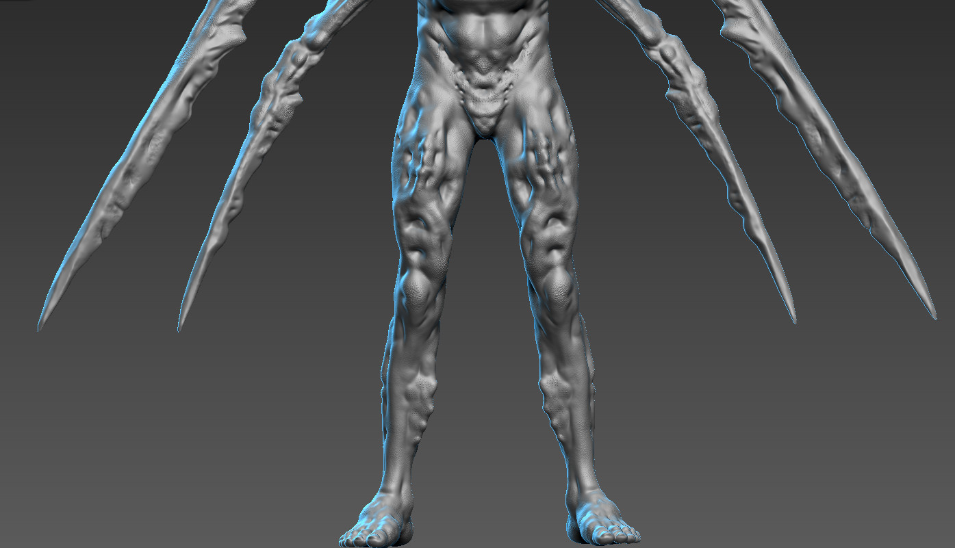 ArtStation - Human Mutant 2 high-poly zbrush project | Resources