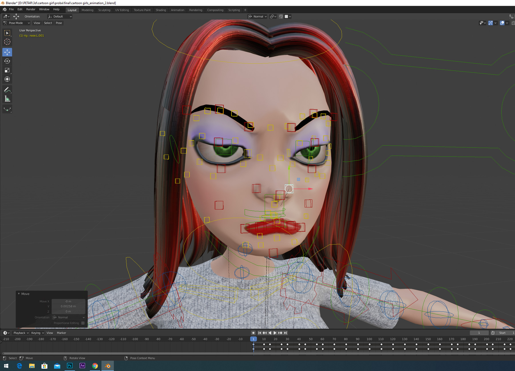 ArtStation - cartton girl | Game Assets