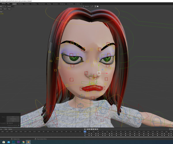 ArtStation - cartton girl | Game Assets