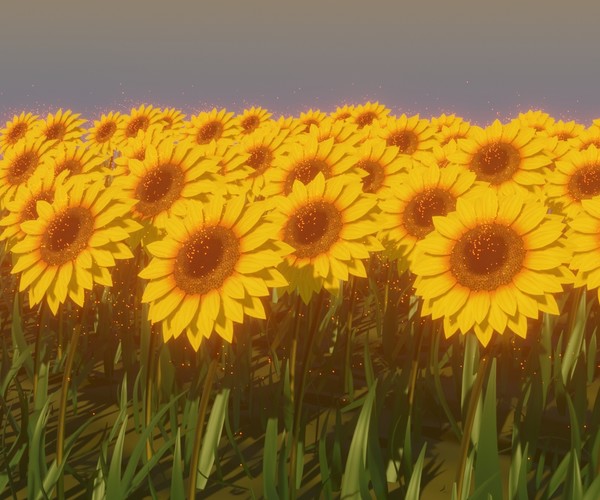 ArtStation - sunflower | Game Assets