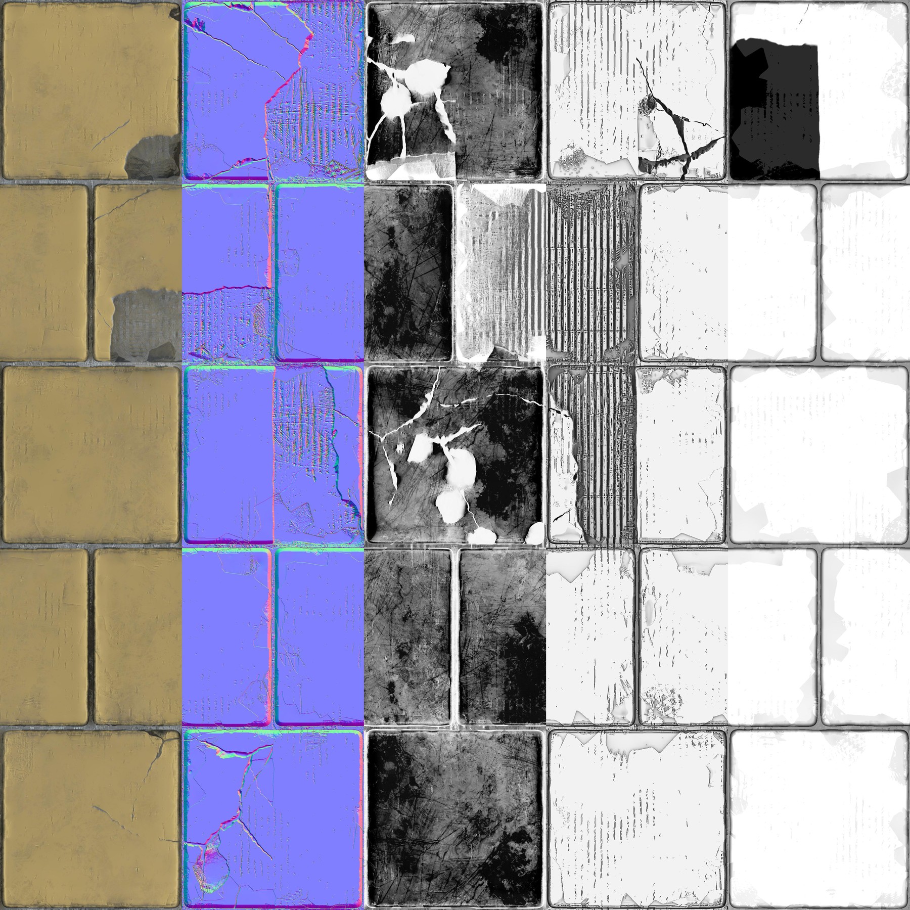 ArtStation - 197. Broken Tiles#10 | Game Assets