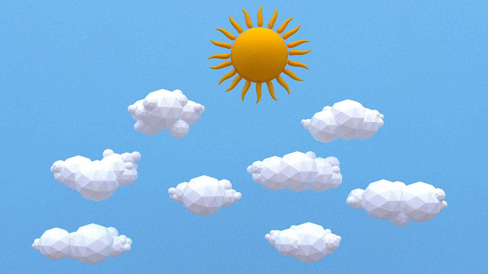 ArtStation - Low Poly Clouds Pack | Resources