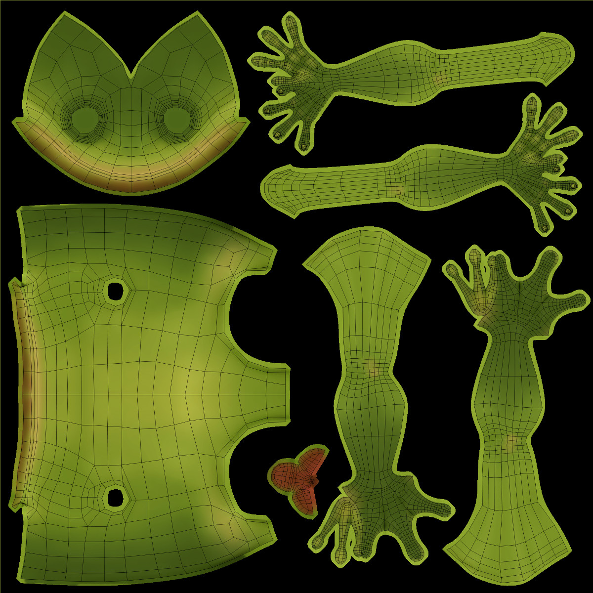 ArtStation - Cartoon Frog with Cool Buttocks | Resources