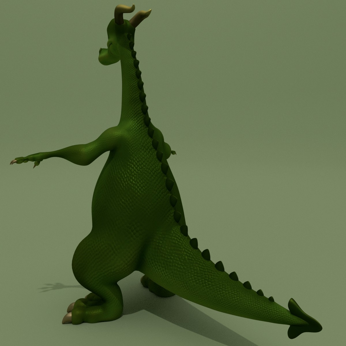 ArtStation - Cartoon Dragon Nessy | Resources