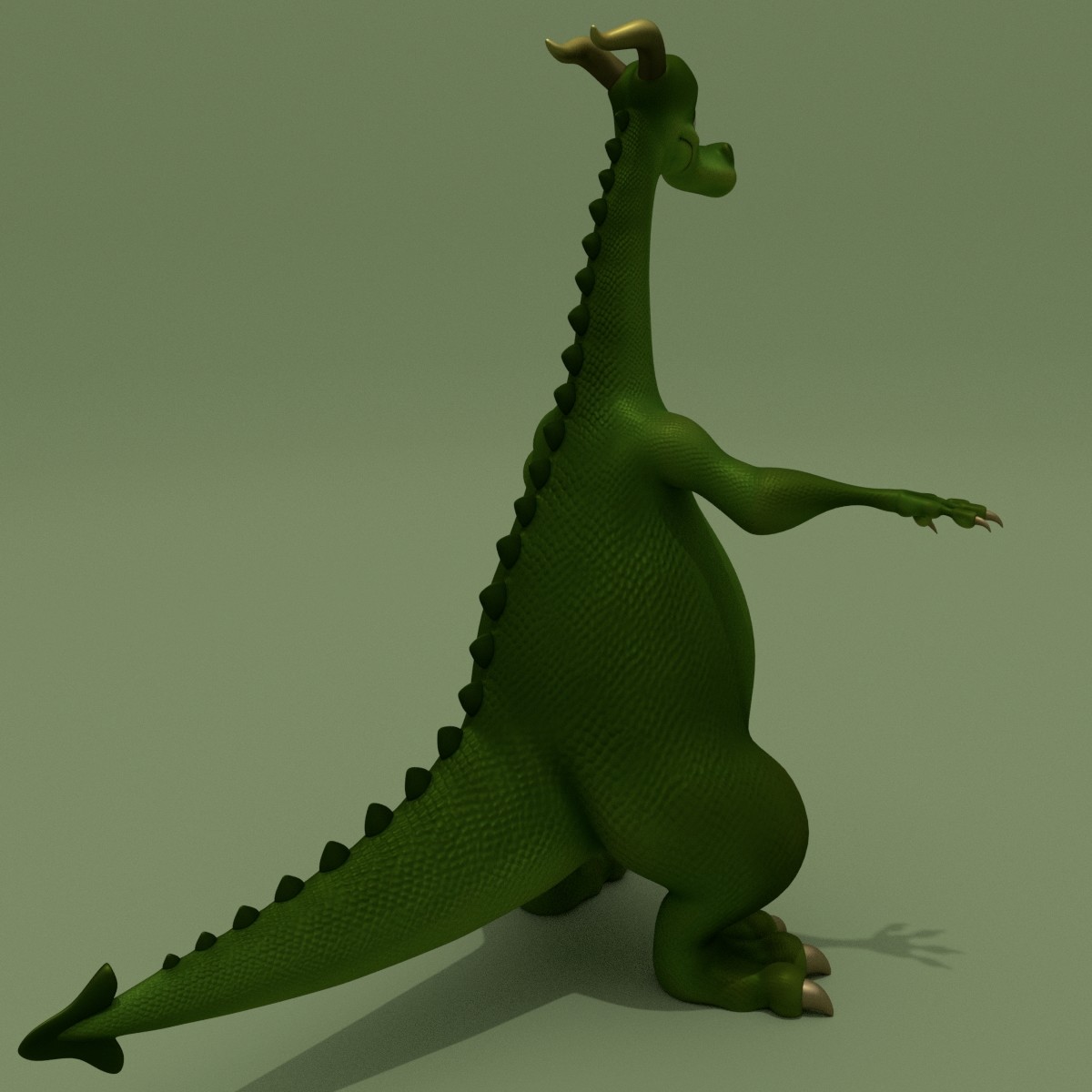 ArtStation - Cartoon Dragon Nessy | Resources