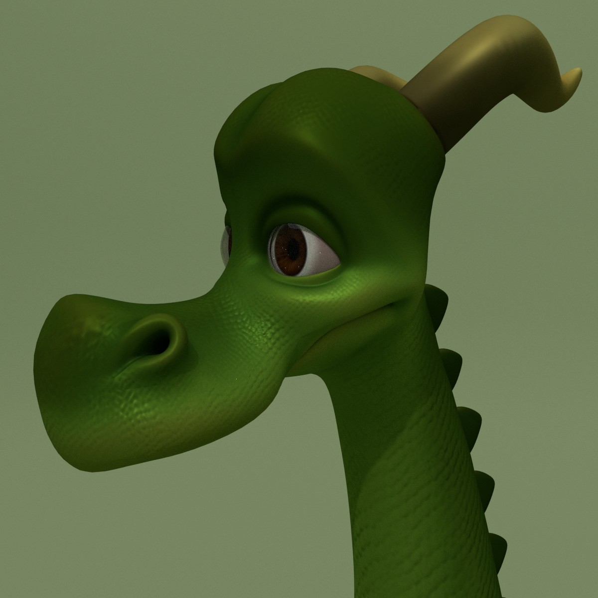 ArtStation - Cartoon Dragon Nessy | Resources