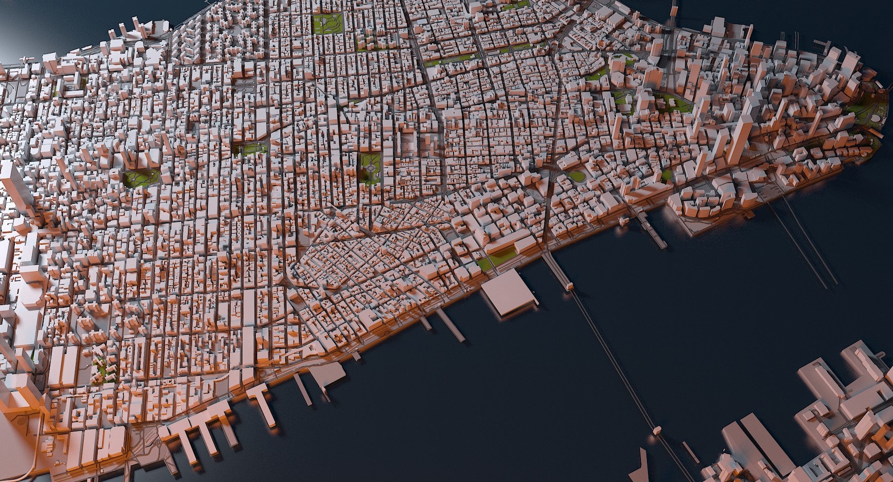 ArtStation - New York City Map Manhattan | Resources