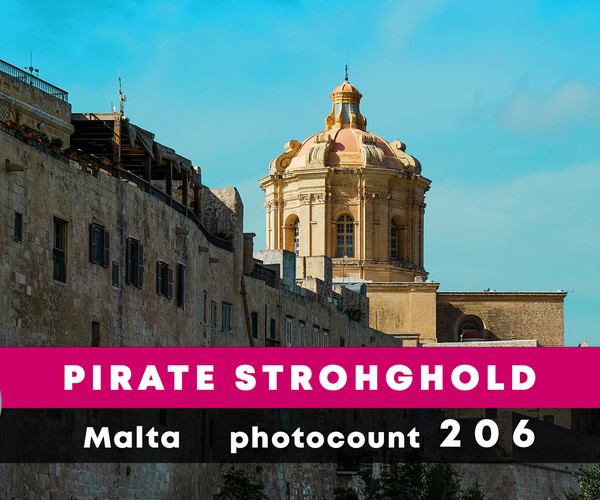 ArtStation - Pirate stronghold (Malta) photopack | Resources