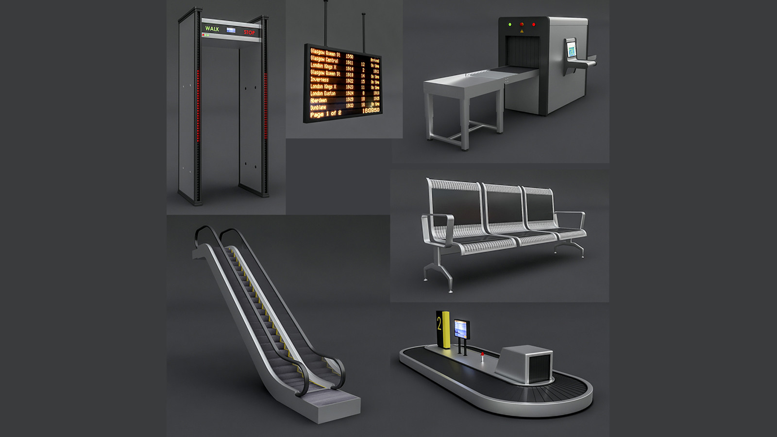 ArtStation - airport package | Game Assets